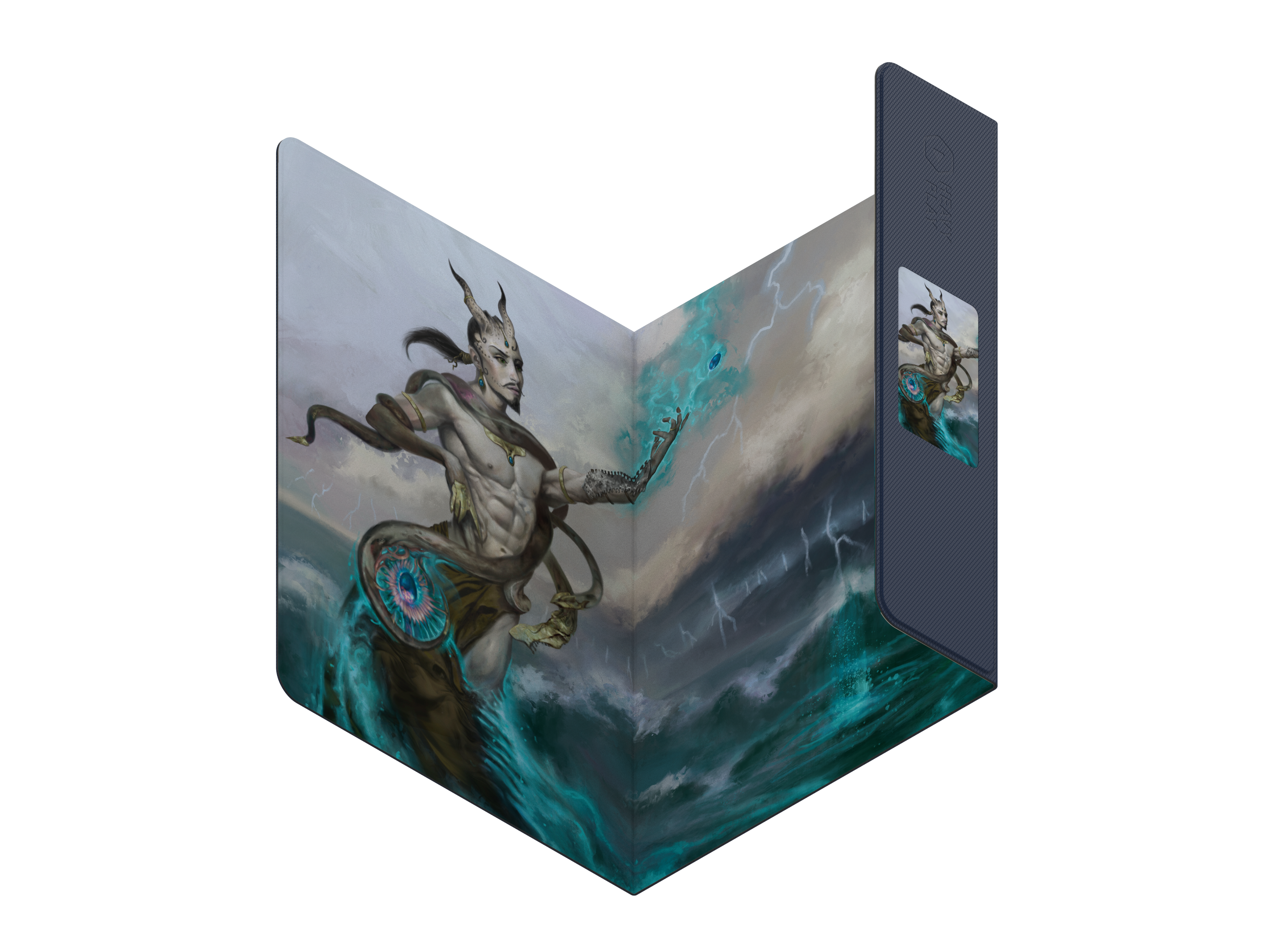 ETB PLAYMAT ART MASTERS - Djinn by Jim Pavelec – Heavy Play