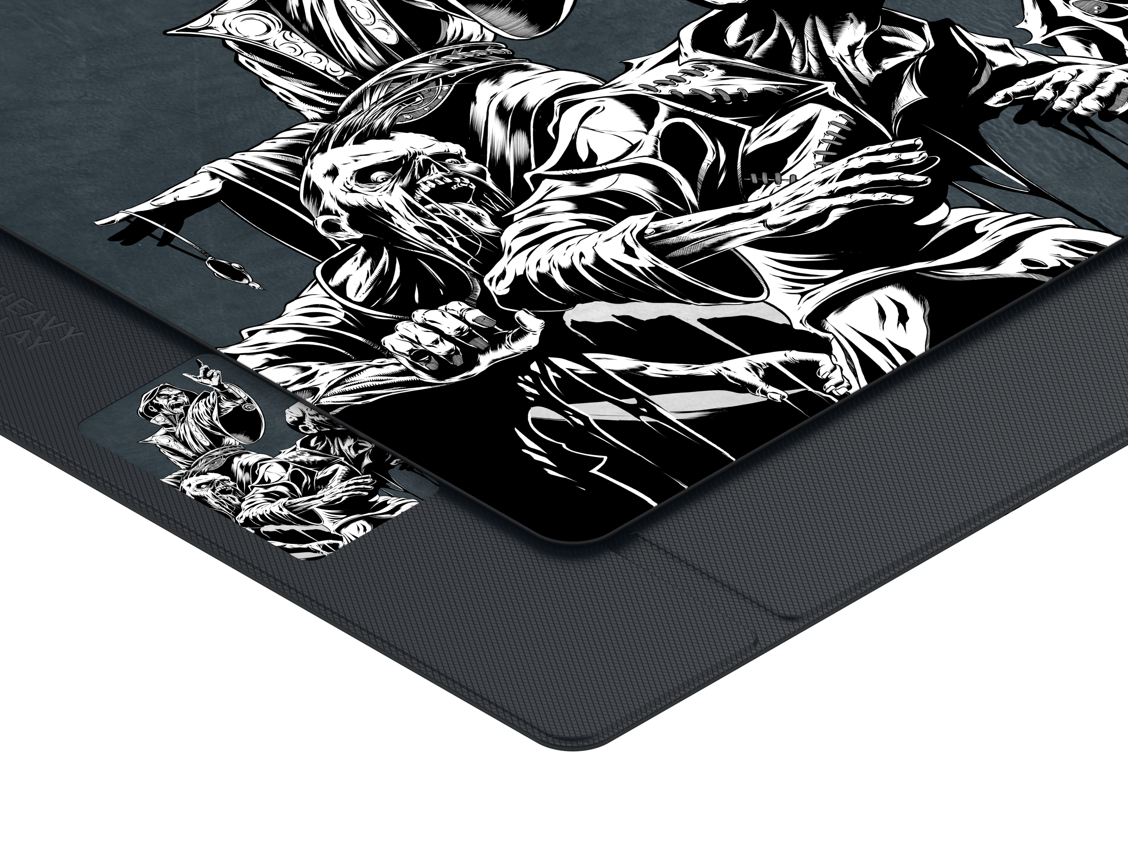 ETB PLAYMAT ART MASTERS - Animate Dead by Phil Stone – Heavy Play