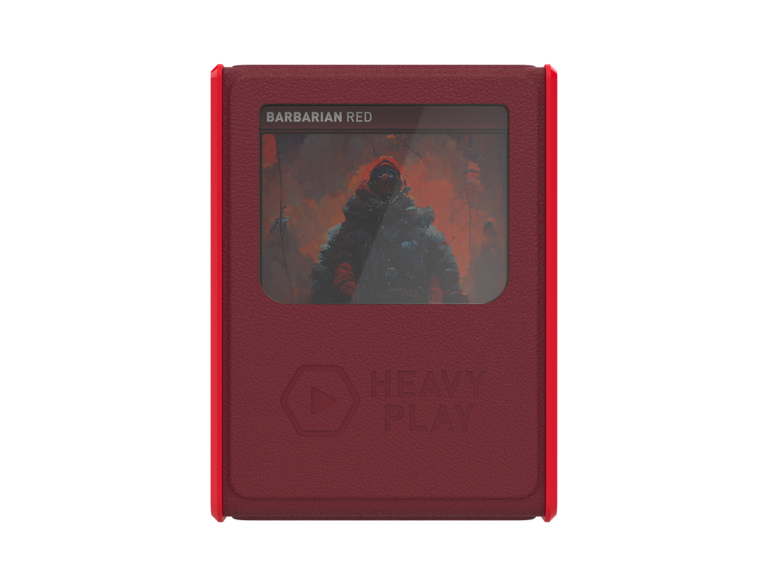 RFG DECKBOX MAX - BARBARIAN RED – Heavy Play