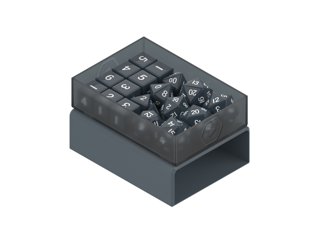 RNG DICEBOX - ARTIFICER GREY – Heavy Play